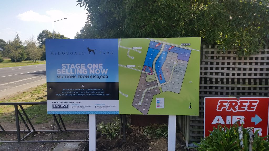 Sections For Sale - Action Signs