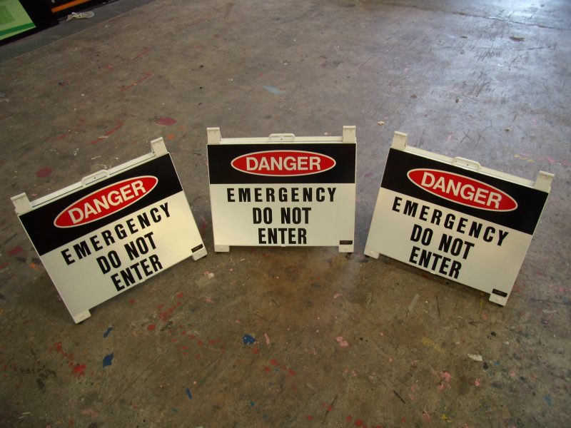 Small Danger Sign - Action Signs